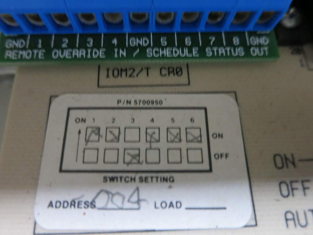 Novar IOM/2 Logic One ARB Input/Output Module Triac Remote Override CRO ...